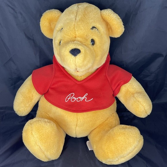 Disney | Toys | Vtg Disney World Winnie The Pooh Bear 6 Sitting ...
